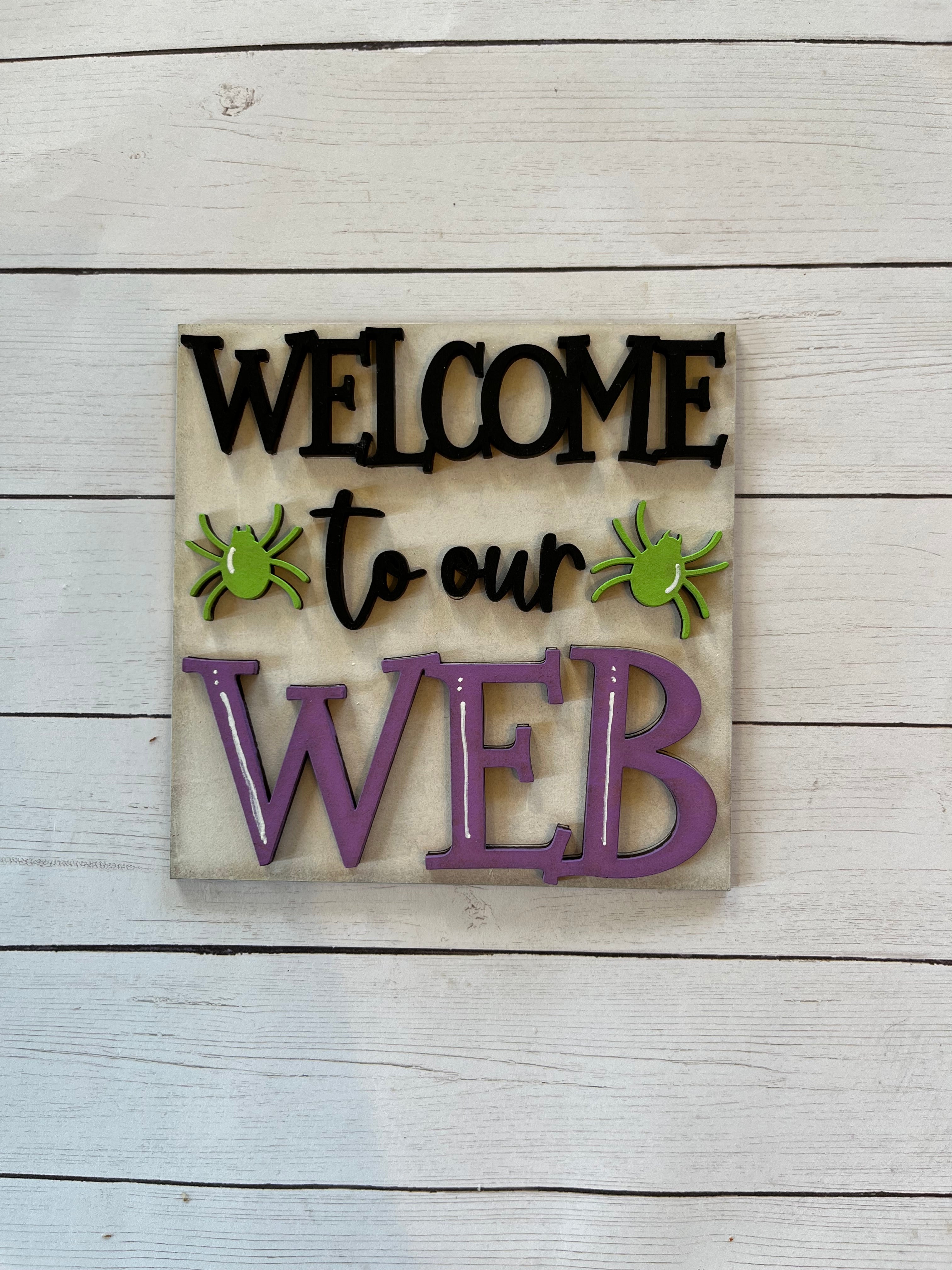 Welcome Web Ladder Tile – Coolspring Studio
